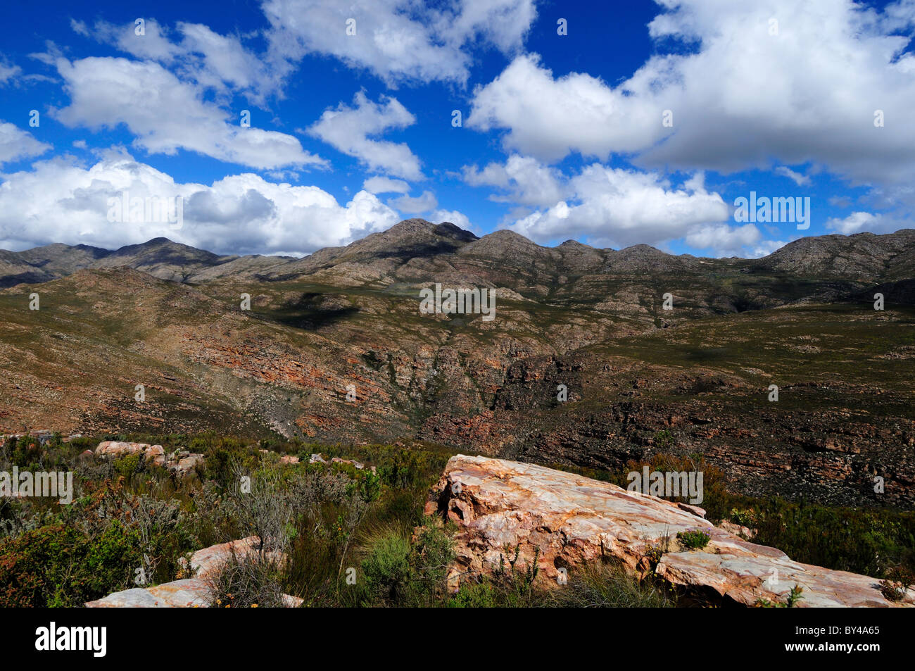 Mountains of Groot Swartberg Nature Reserve. Prince Albert, South ...