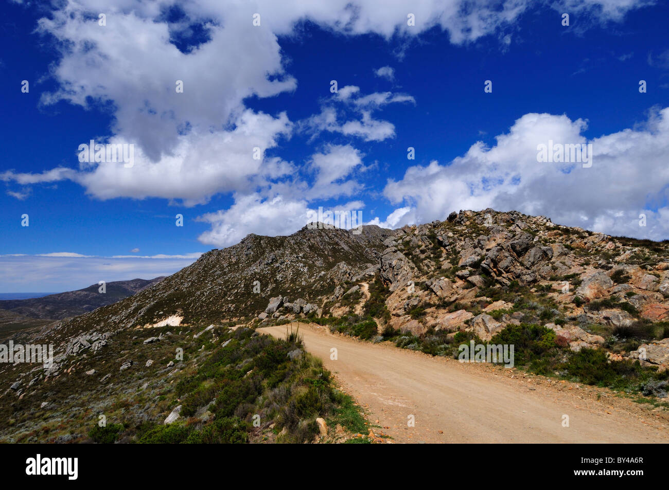 Mountain road to the Swartberg Pass. Prince Albert, South Africa Stock ...