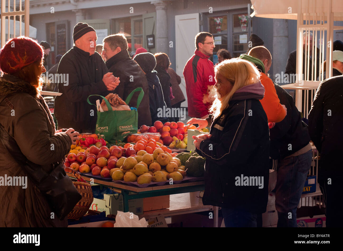 Fruit and Veg on sale at the local 'Milk' market in Limerick, Republic ...