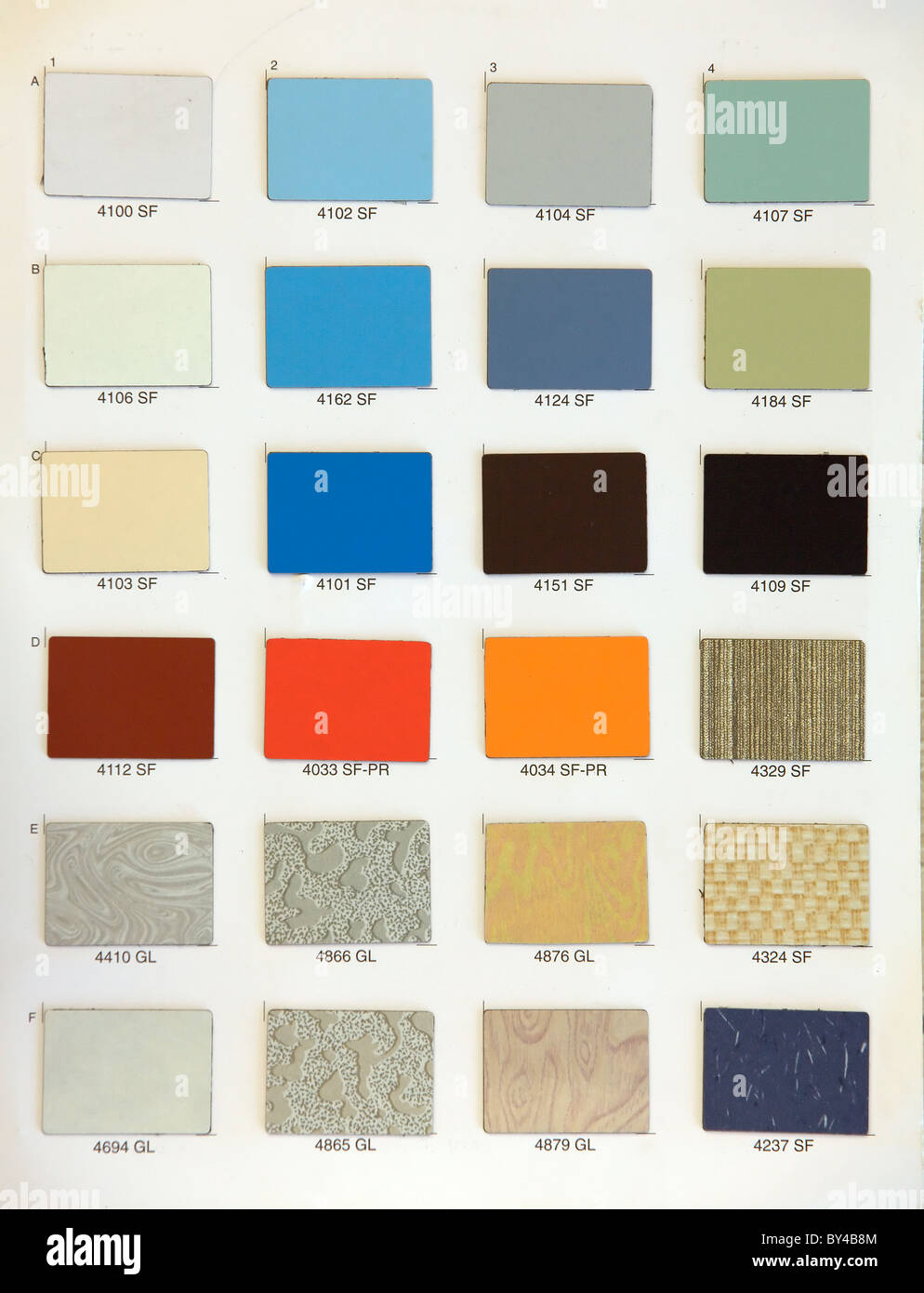 Shade card hi-res stock photography and images - Alamy