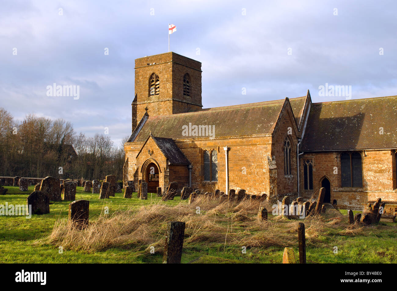 St. Michael`s Church, Warmington, Warwickshire, England, UK Stock Photo ...