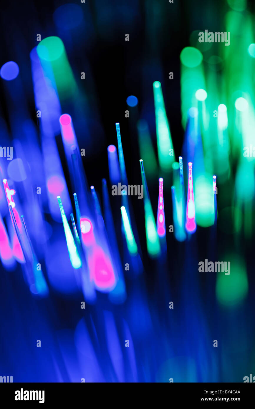 fiber optic abstract background Stock Photo - Alamy