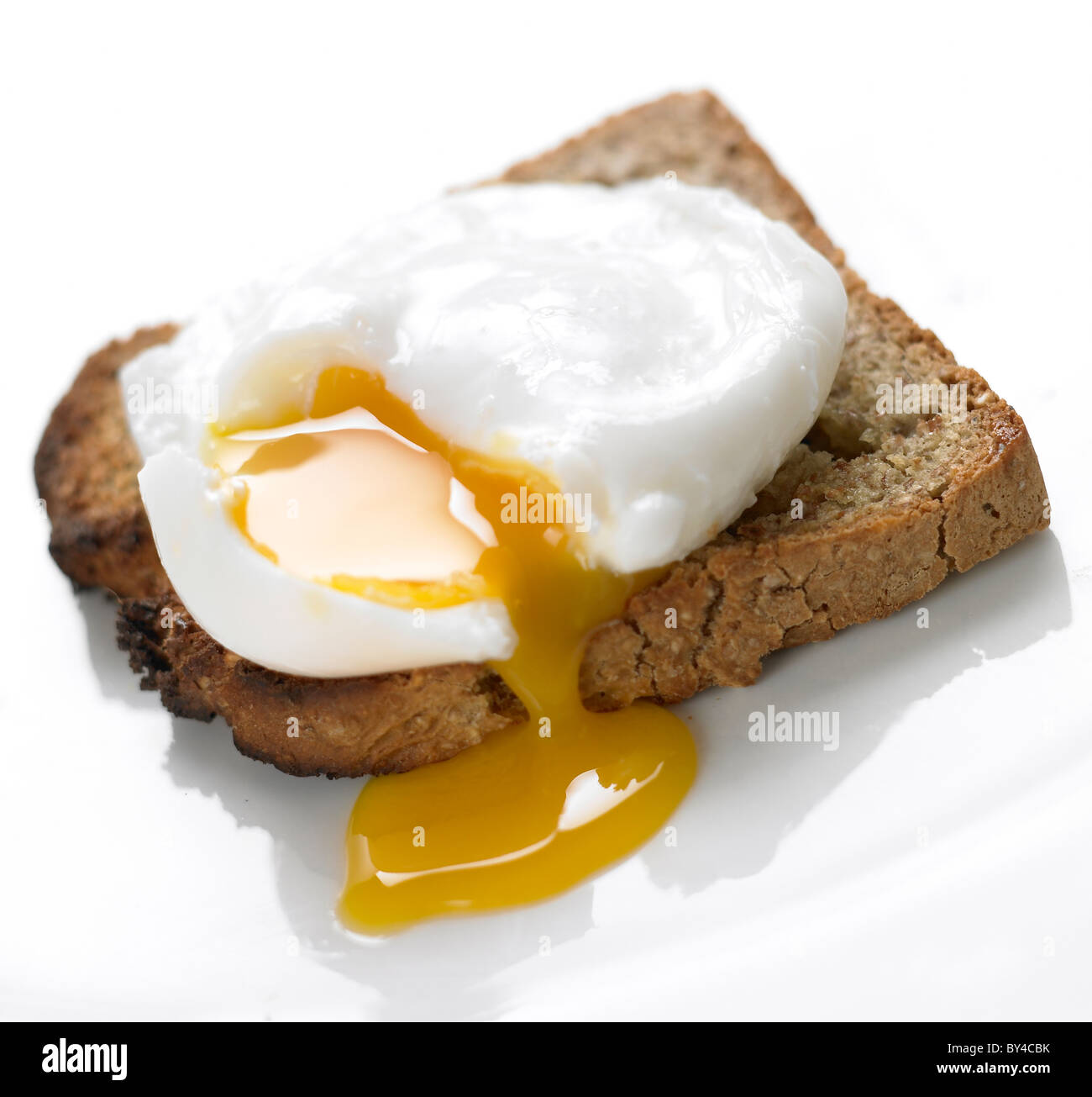 Poached Egg on toast Stock Photo - Alamy