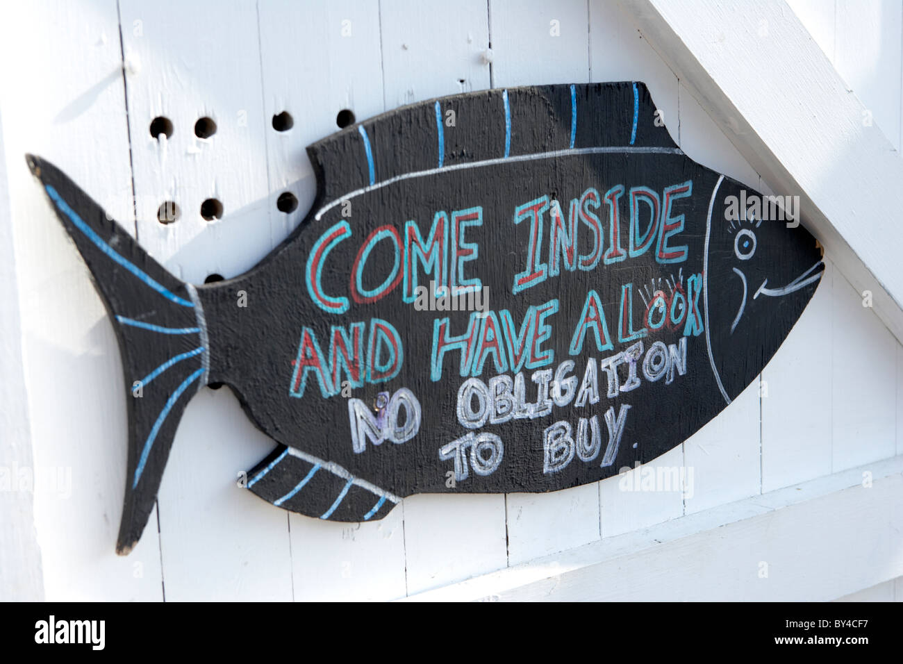 Sign fish hi-res stock photography and images - Alamy