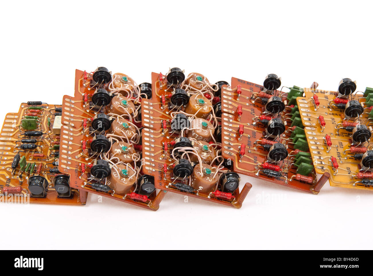 Electronic circuit plates Stock Photo - Alamy