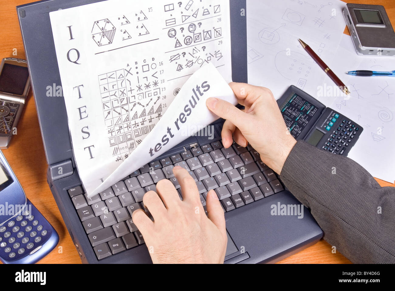 Iq test hi-res stock photography and images - Alamy