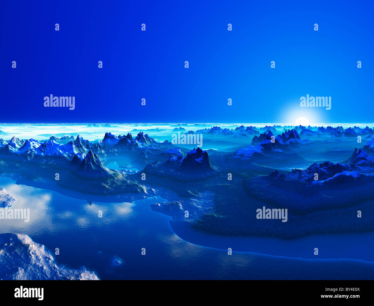 Rock formation and sun Stock Photo - Alamy