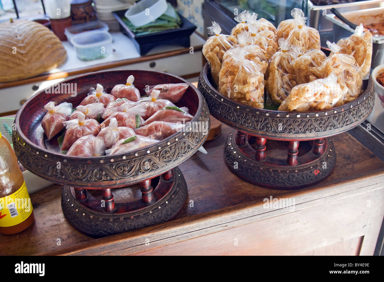 Thai food in Chiang Mai Stock Photo - Alamy