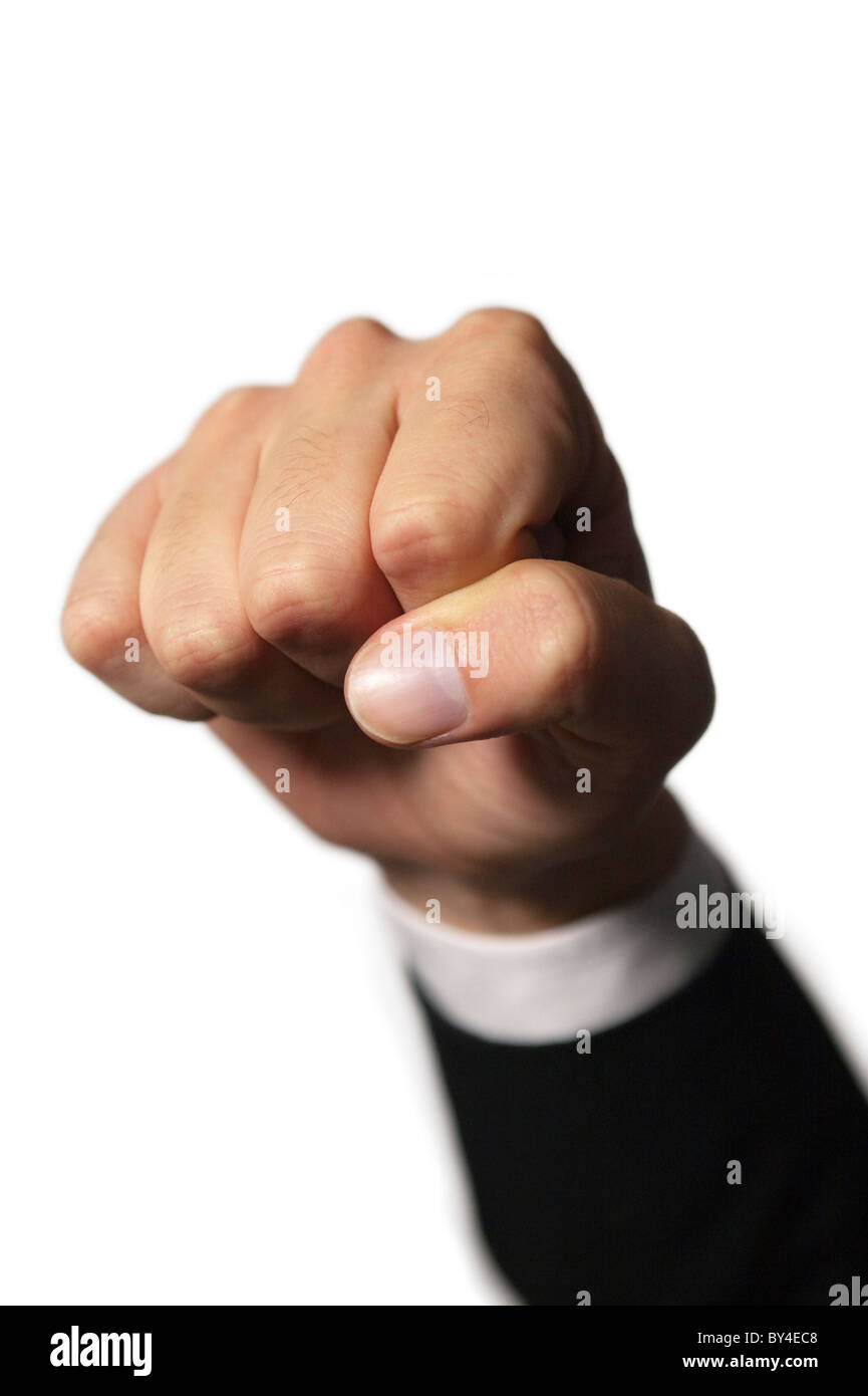 Making a fist hi-res stock photography and images - Alamy