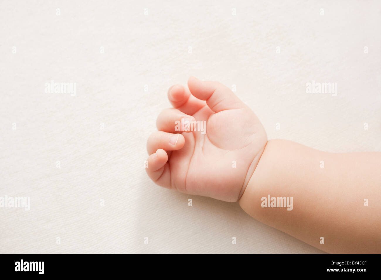 Close up view babys hand hi-res stock photography and images - Alamy