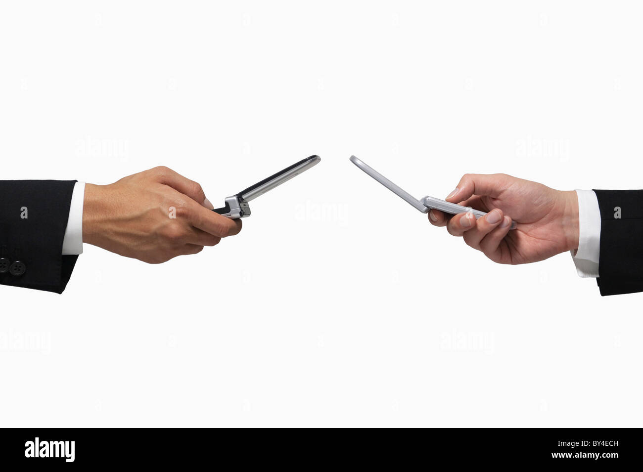 Hand holding mobile phone from side hi-res stock photography and images ...