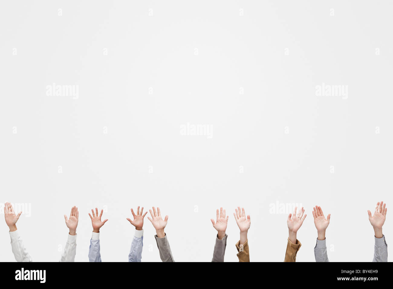 High raised arms hi-res stock photography and images - Alamy