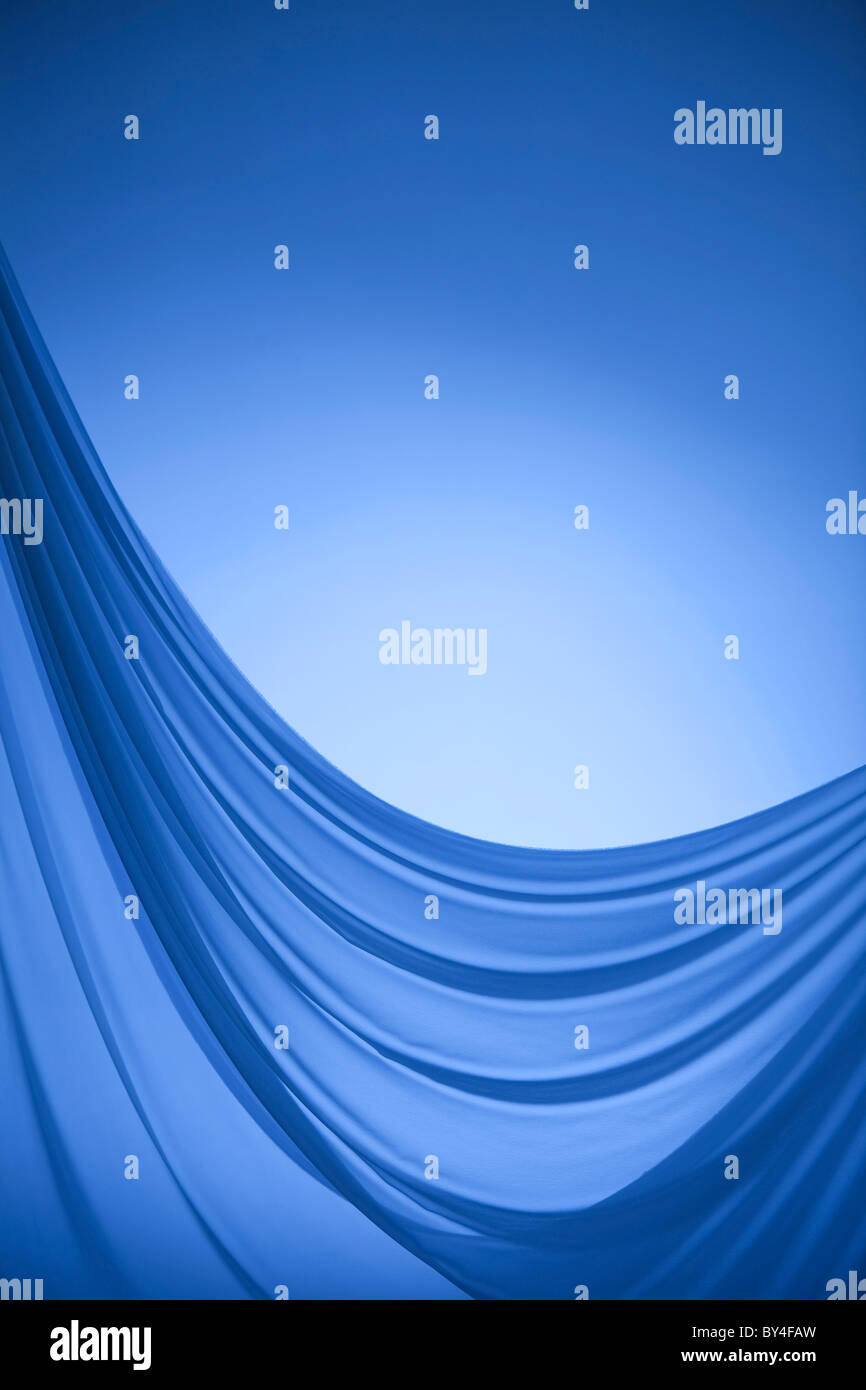 Blue curtain hi-res stock photography and images - Alamy