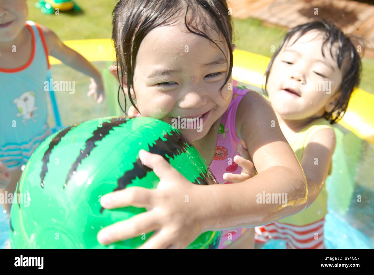 Children Playing in Pool Stock Photo - Alamy