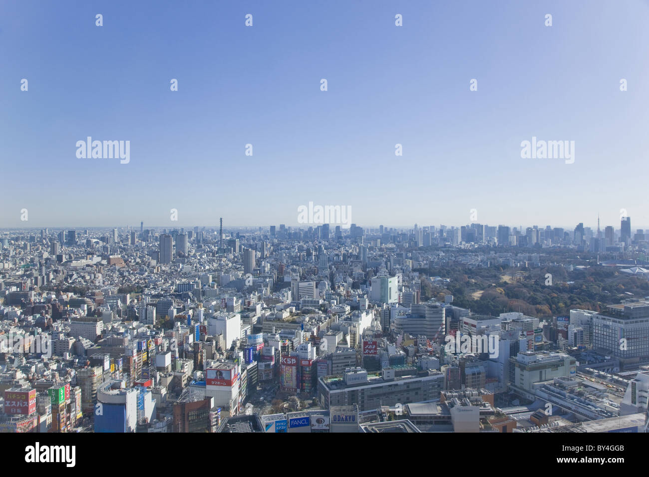 Clear Sky Over Tokyo Stock Photo - Alamy