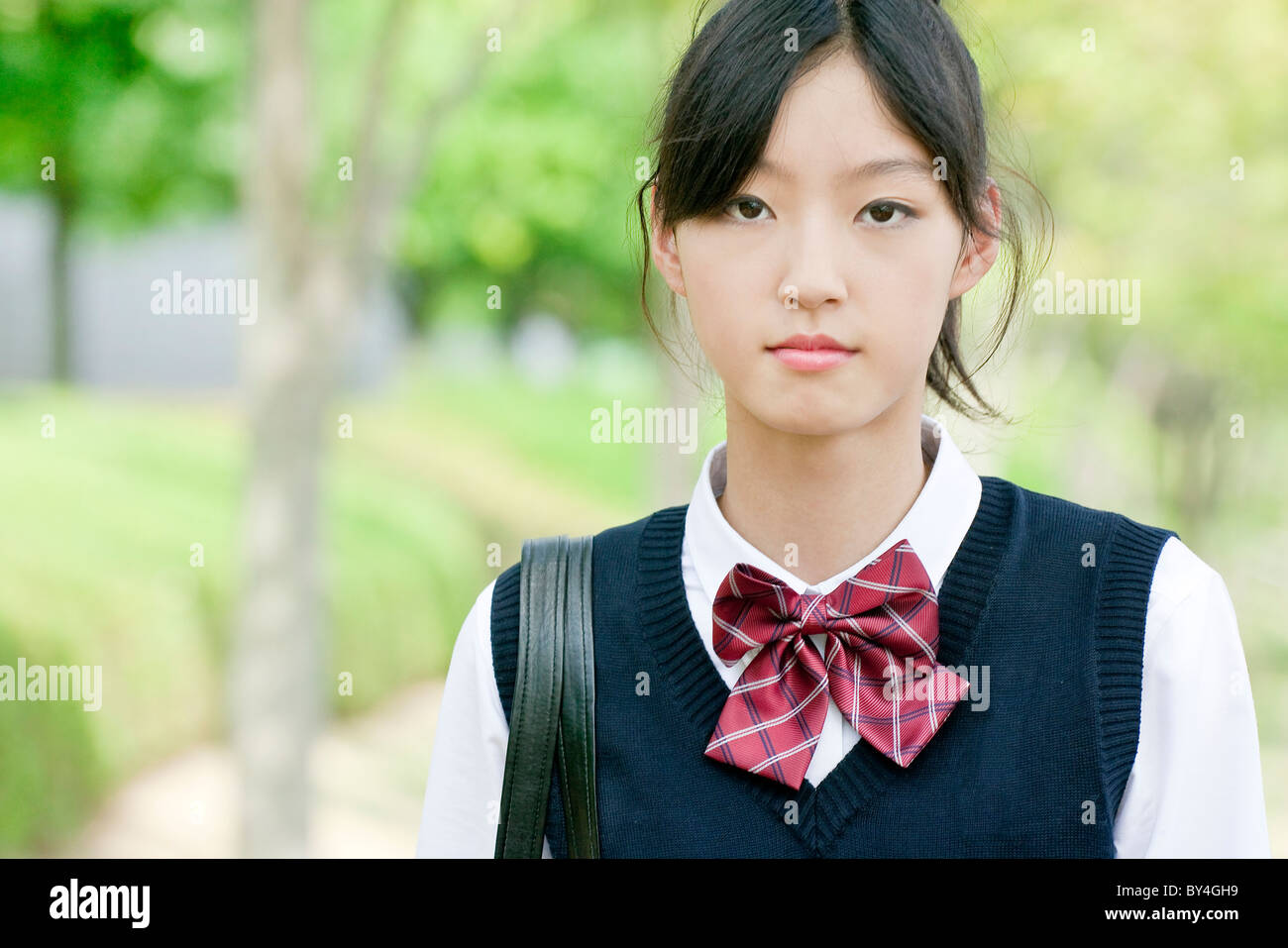 Portrait of Junior High School Student Stock Photo - Alamy