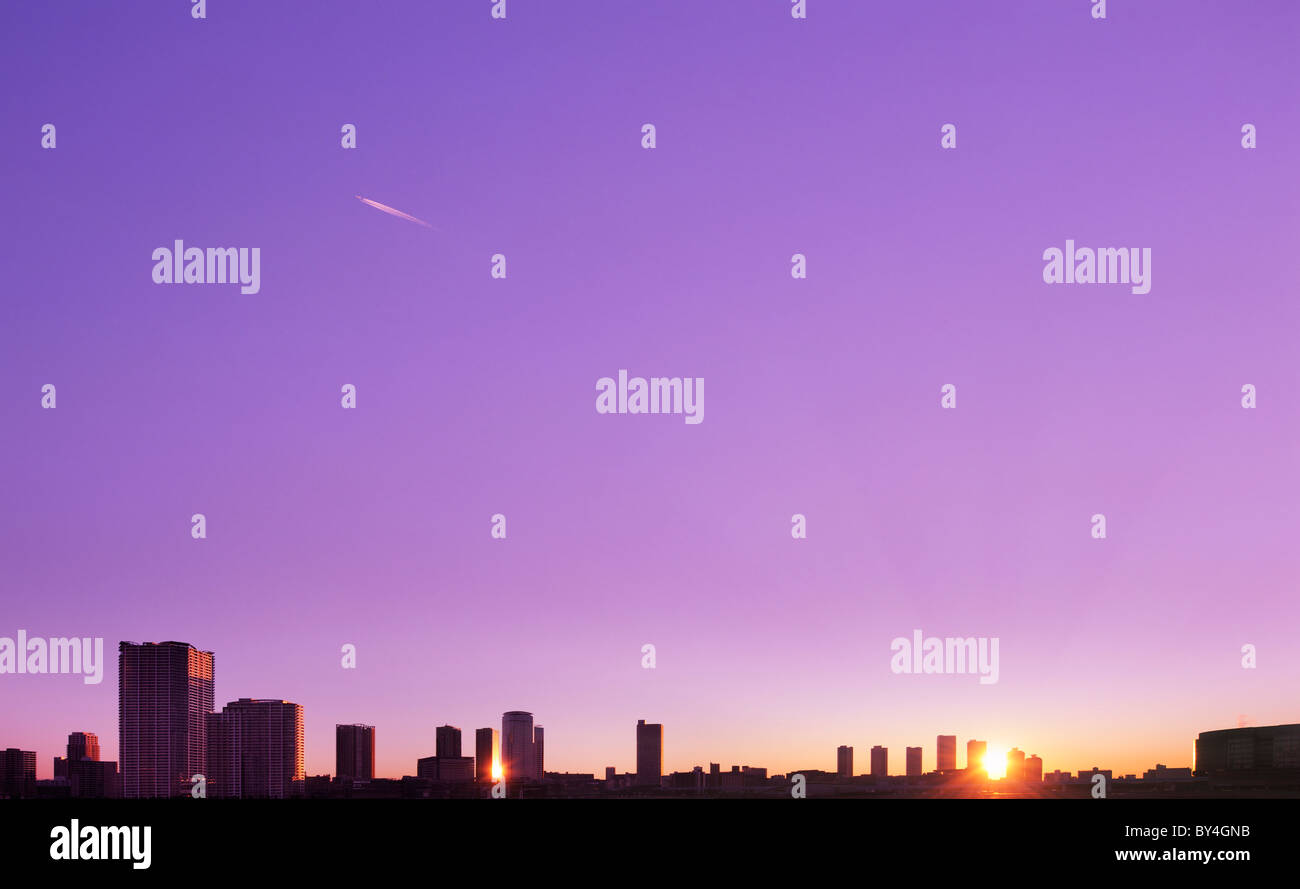 Tokyo Skyline at Dawn Stock Photo - Alamy