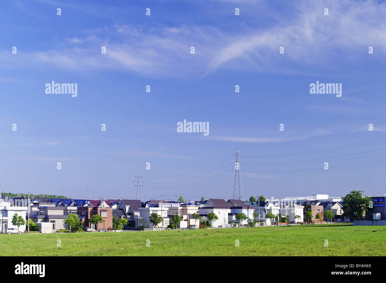 Residential houses residential district hi-res stock photography and ...