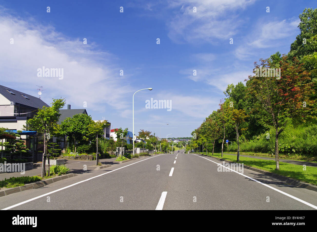 Road marking in japan hi-res stock photography and images - Alamy