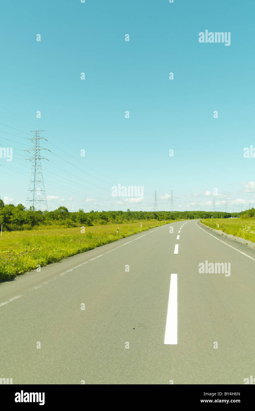 Road marking in japan hi-res stock photography and images - Alamy