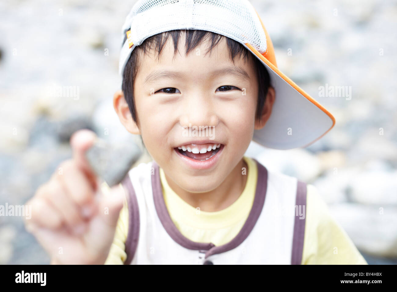 Portrait of Young Boy Stock Photo - Alamy