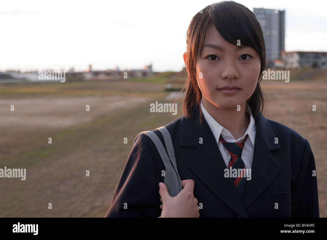 Portrait of High School Student Stock Photo - Alamy