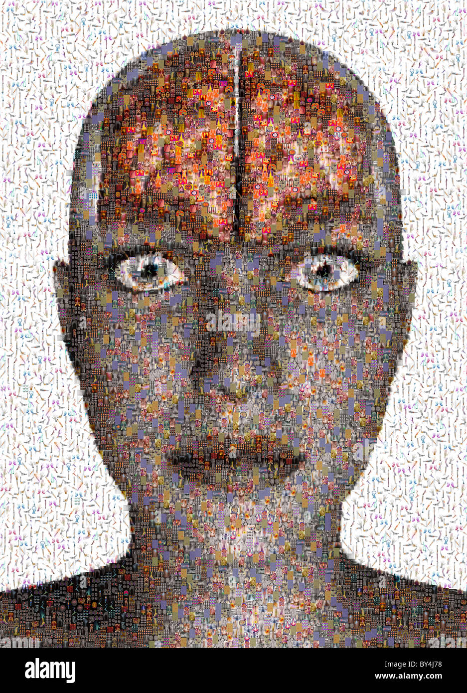 The brain within skeleton hi-res stock photography and images - Alamy