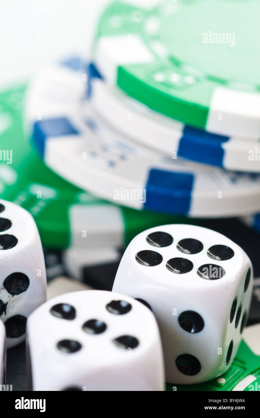 stack of poker color chips Stock Photo - Alamy