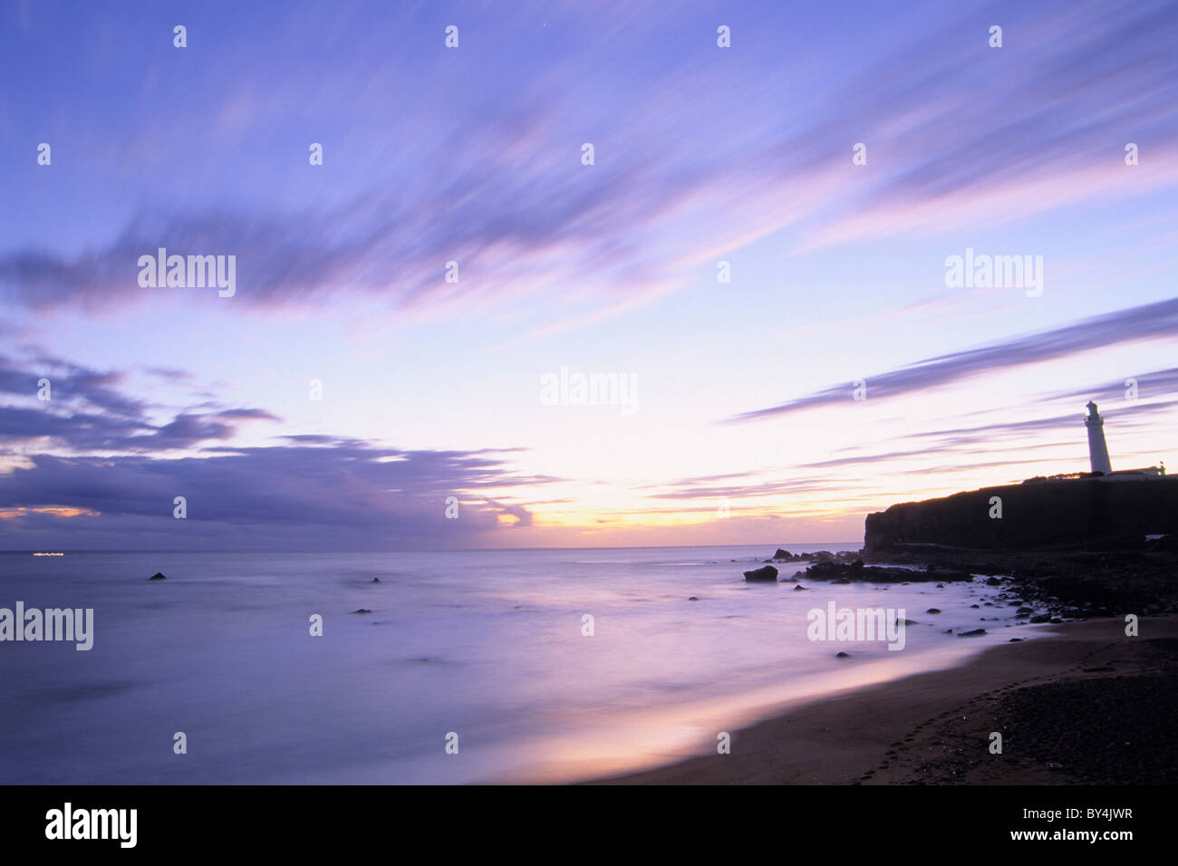 Beach at Dawn Stock Photo - Alamy