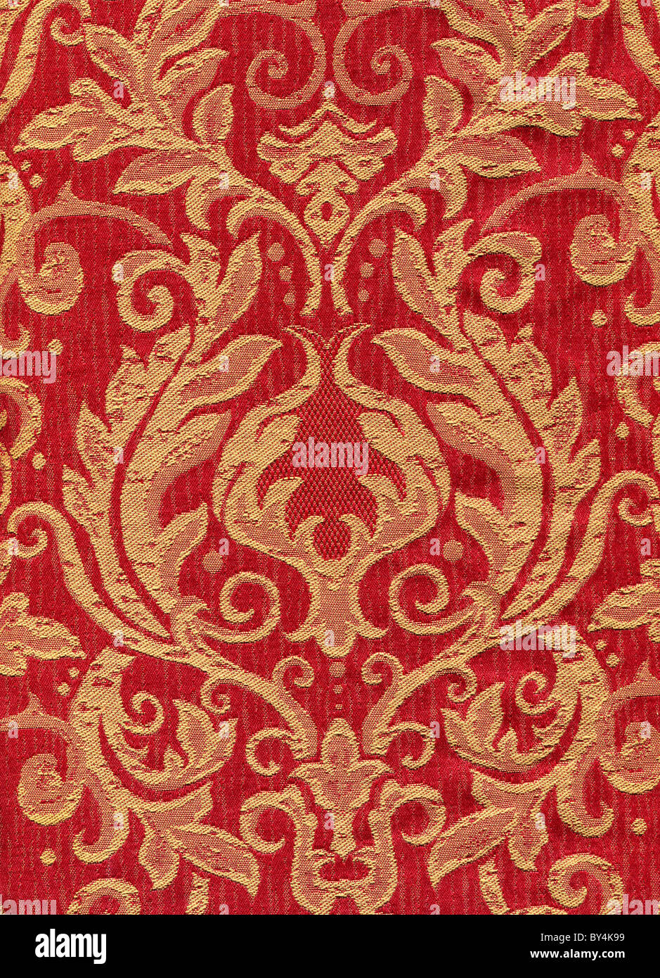 Red vintage fabric Stock Photo - Alamy