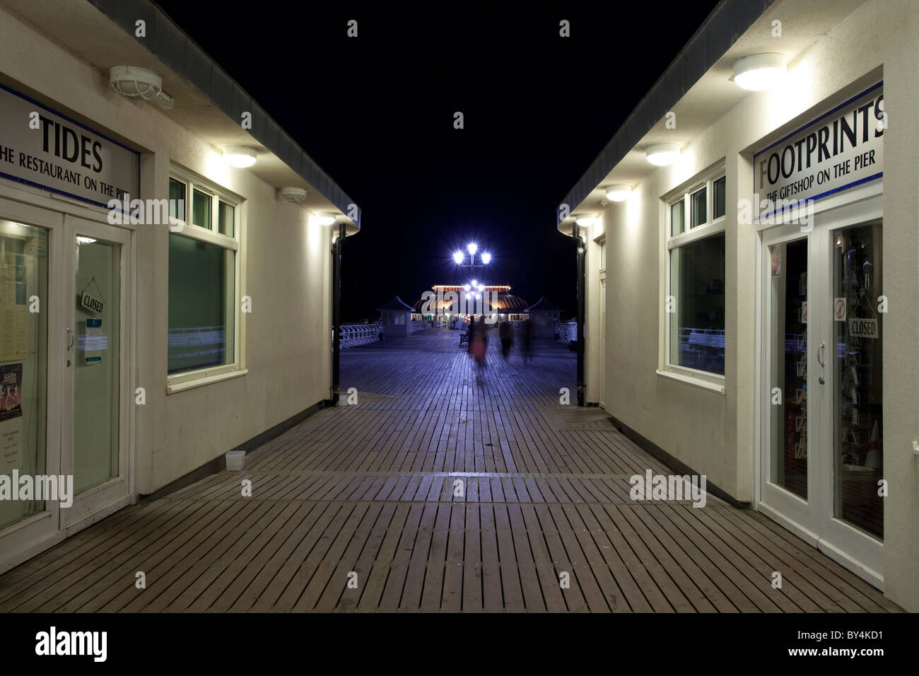 Cromer Pier at night in Norfolk East Anglia England Stock Photo - Alamy