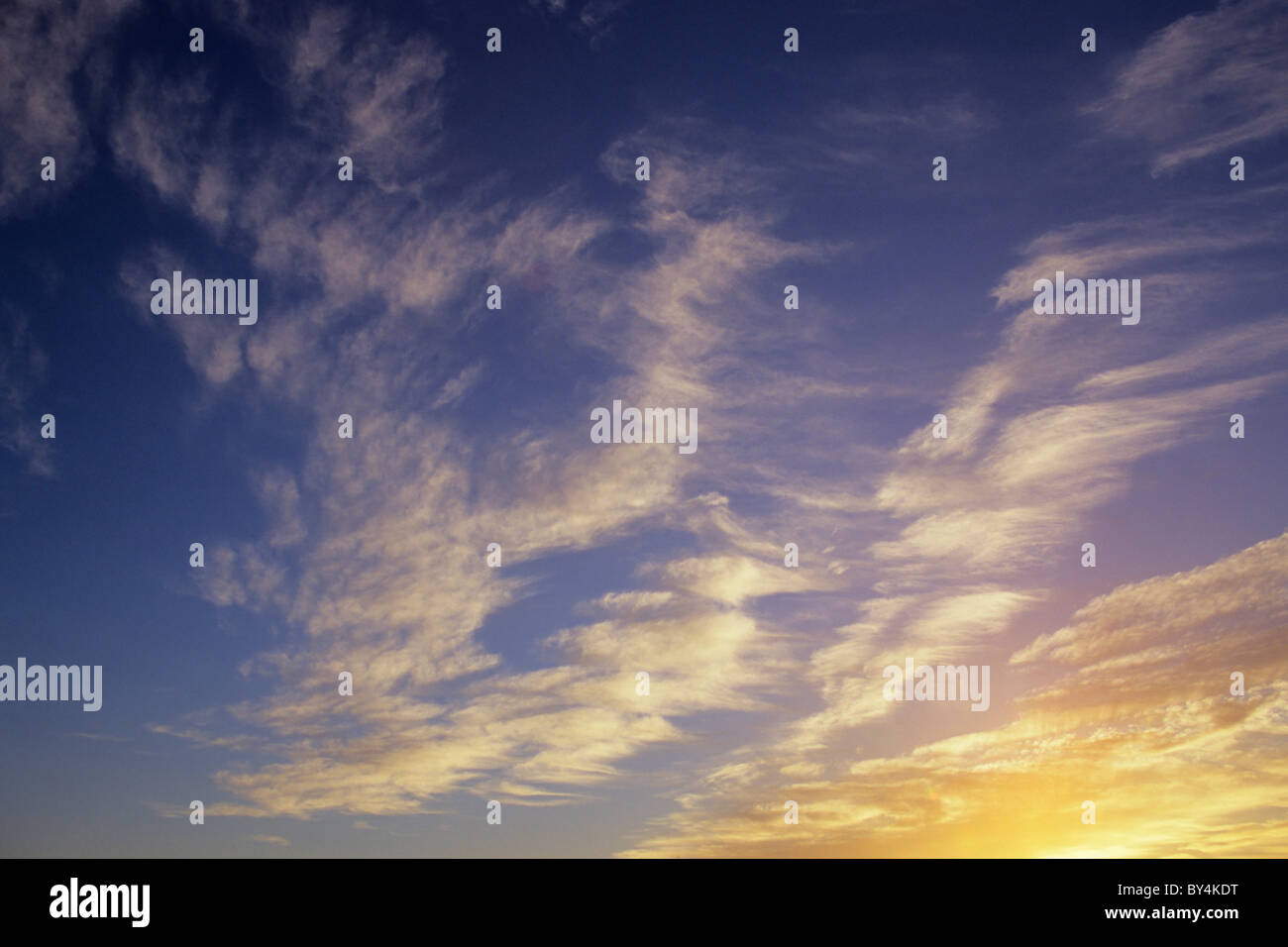 Clouds in Morning Sky Stock Photo - Alamy