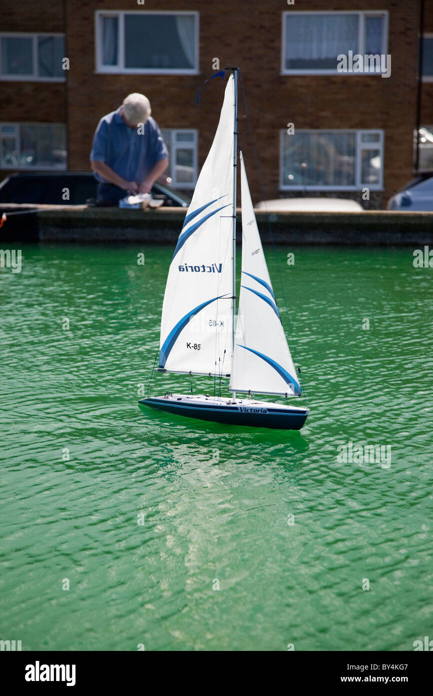 Sheringham model boating lake hi-res stock photography and images - Alamy