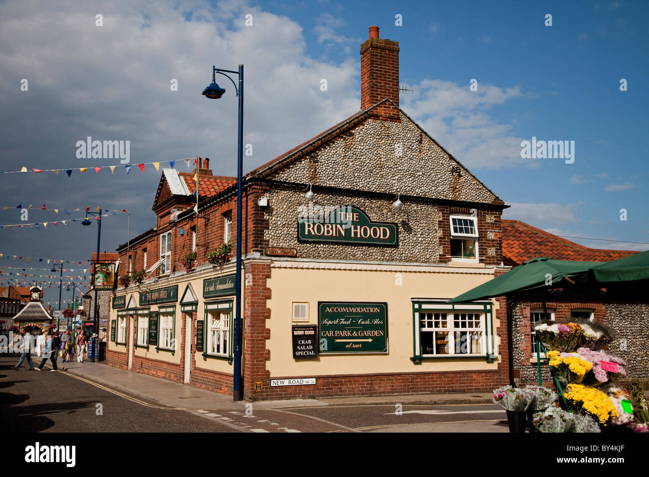 Sheringham town in Norfolk East Anglia England Stock Photo - Alamy
