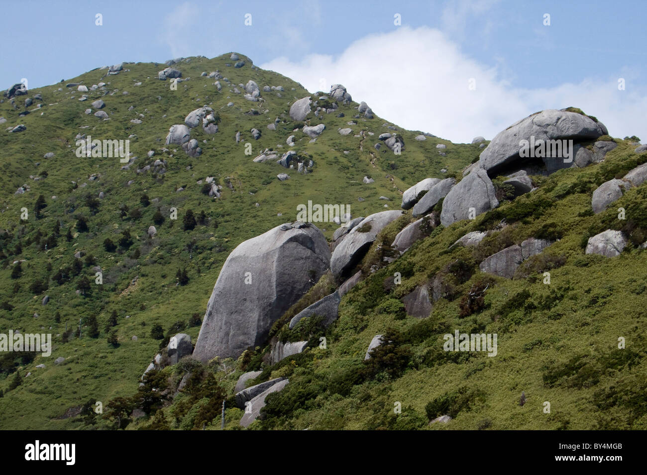 Boulders in Mountain Stock Photo - Alamy