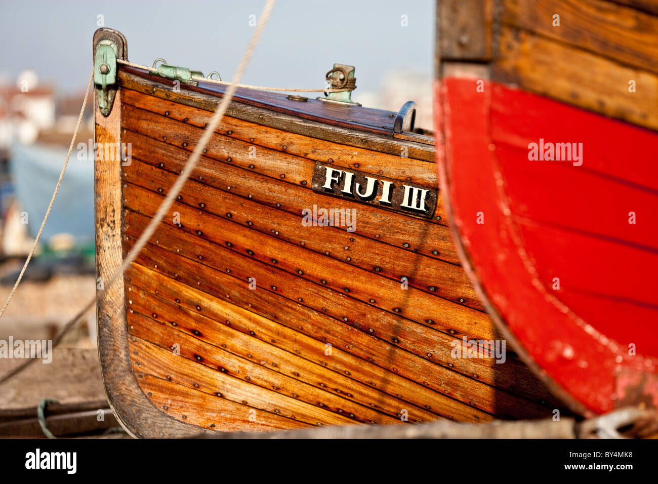 Shoreline boat Walmer Stock Photo - Alamy