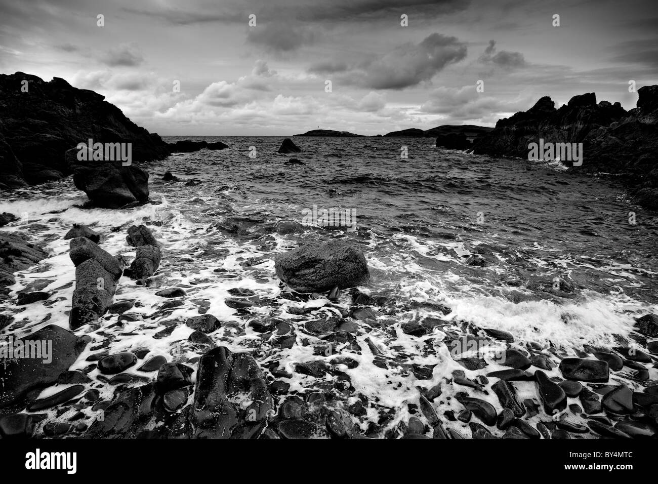 View over to Little Ross Lighthouse, from Gipsy Point, Dumfries and ...