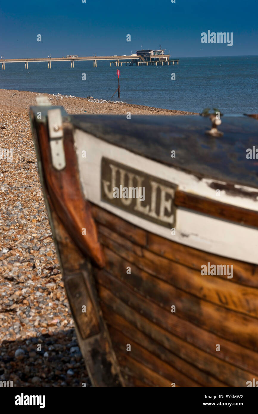 Shoreline boat Walmer Stock Photo - Alamy