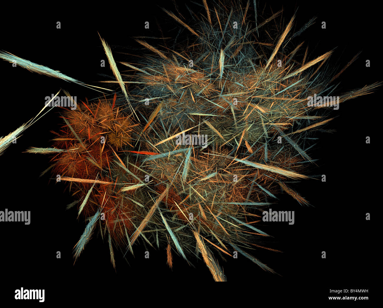 Abstract colour digital explosion hi-res stock photography and images ...