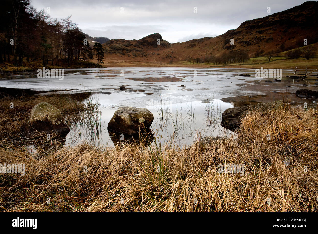 Blea Tarn, Great Langdale, Lake District, England Stock Photo - Alamy