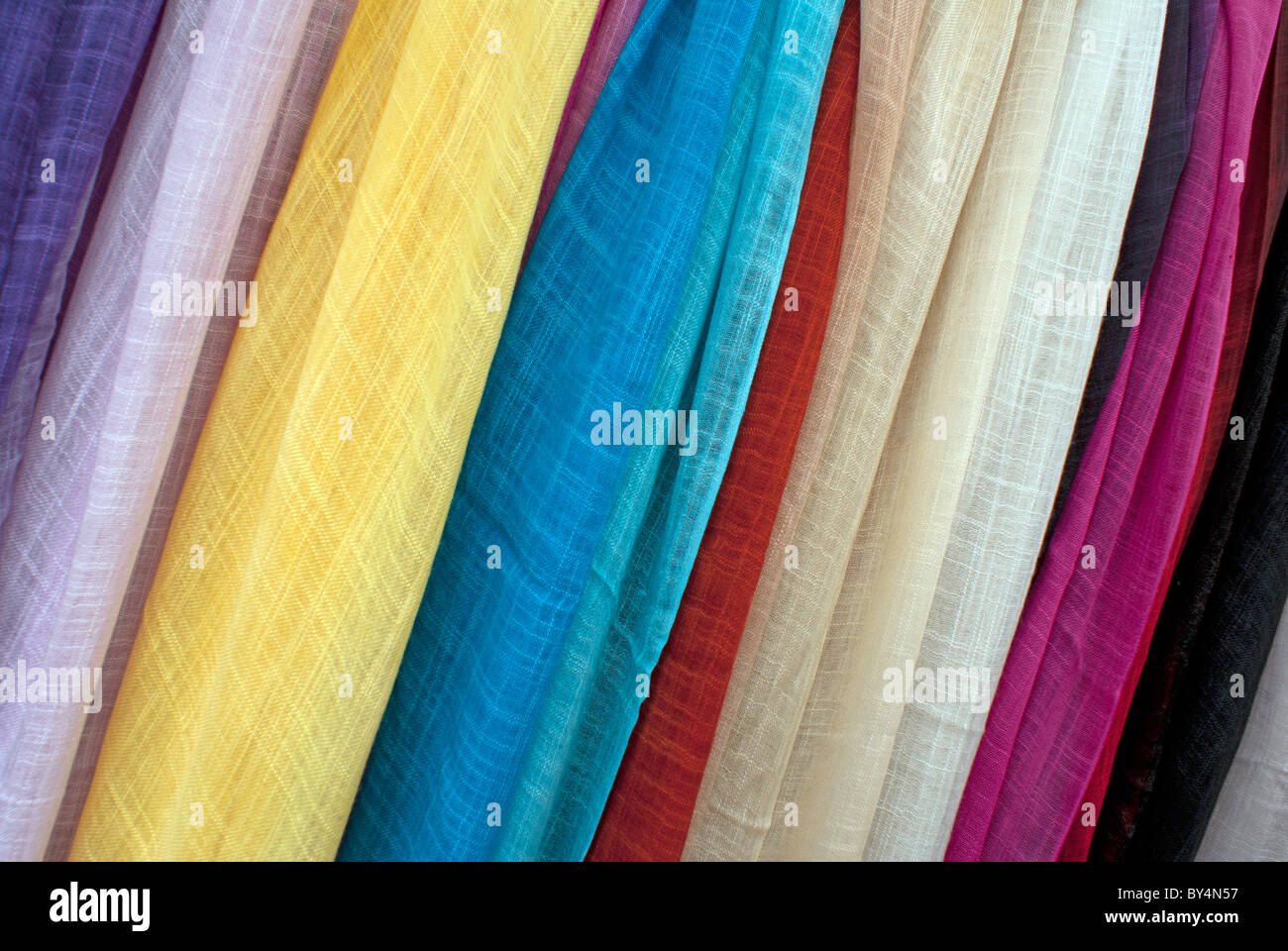 Bright coloured scarf hi-res stock photography and images - Alamy
