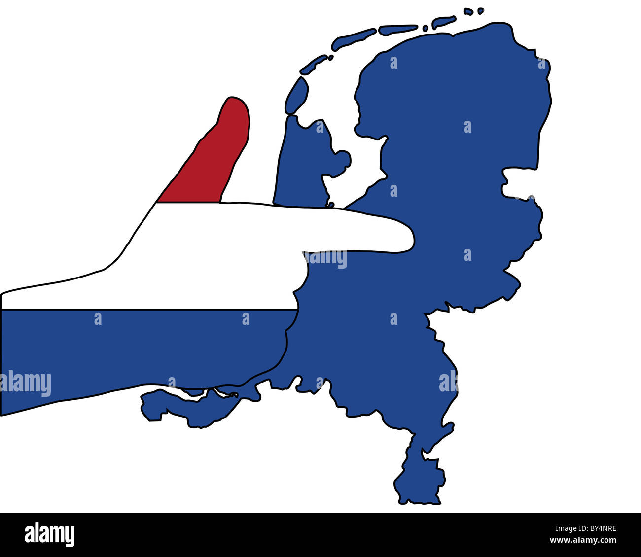 Dutch finger signal Stock Photo - Alamy