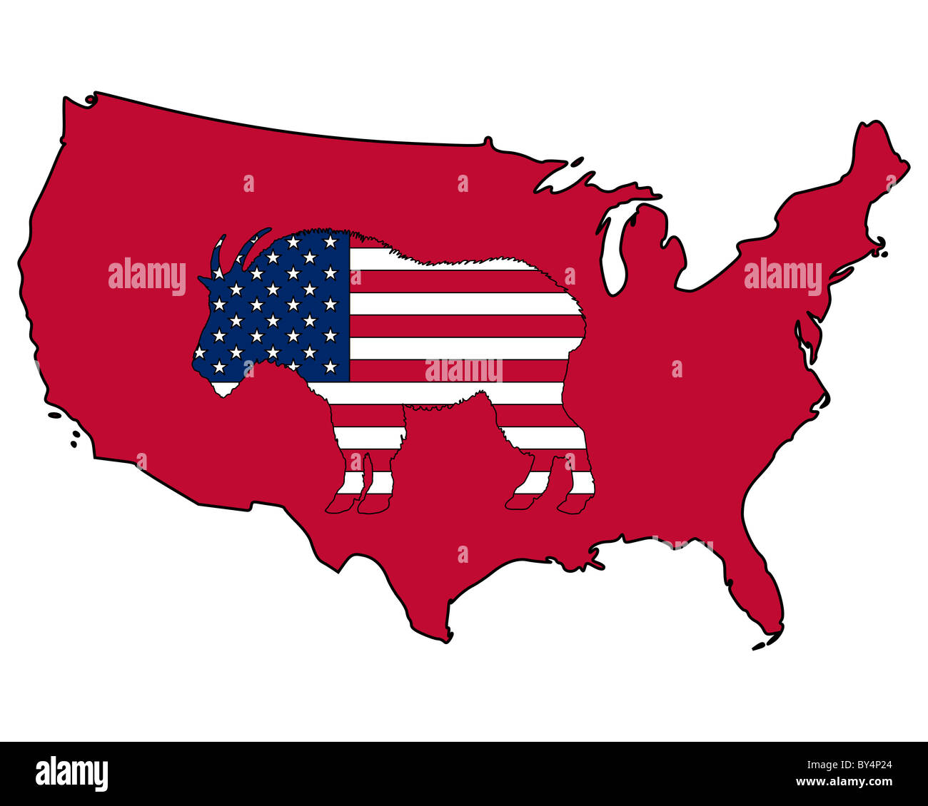 Rocky mountain goat Cut Out Stock Images & Pictures - Alamy