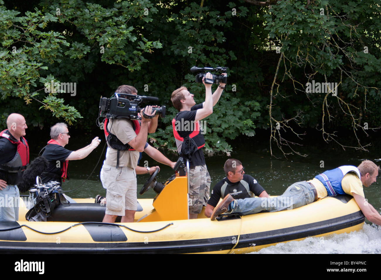 Cameraman Boat River High Resolution Stock Photography and Images - Alamy