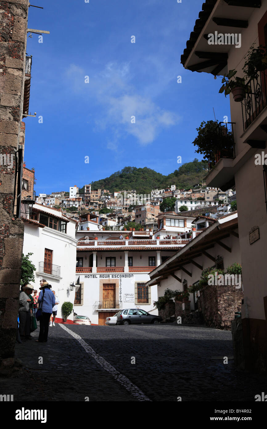 Taxco, colonial town well known for its silver markets, Guerrero State ...