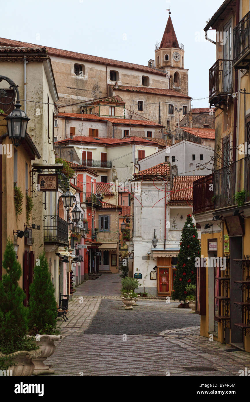 nice view of maratea, ancient italian town Stock Photo - Alamy