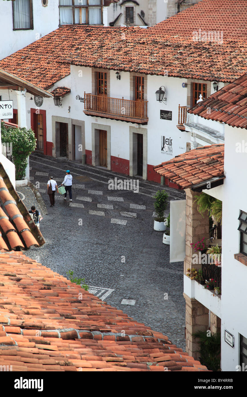 Taxco, colonial town well known for its silver markets, Guerrero State ...