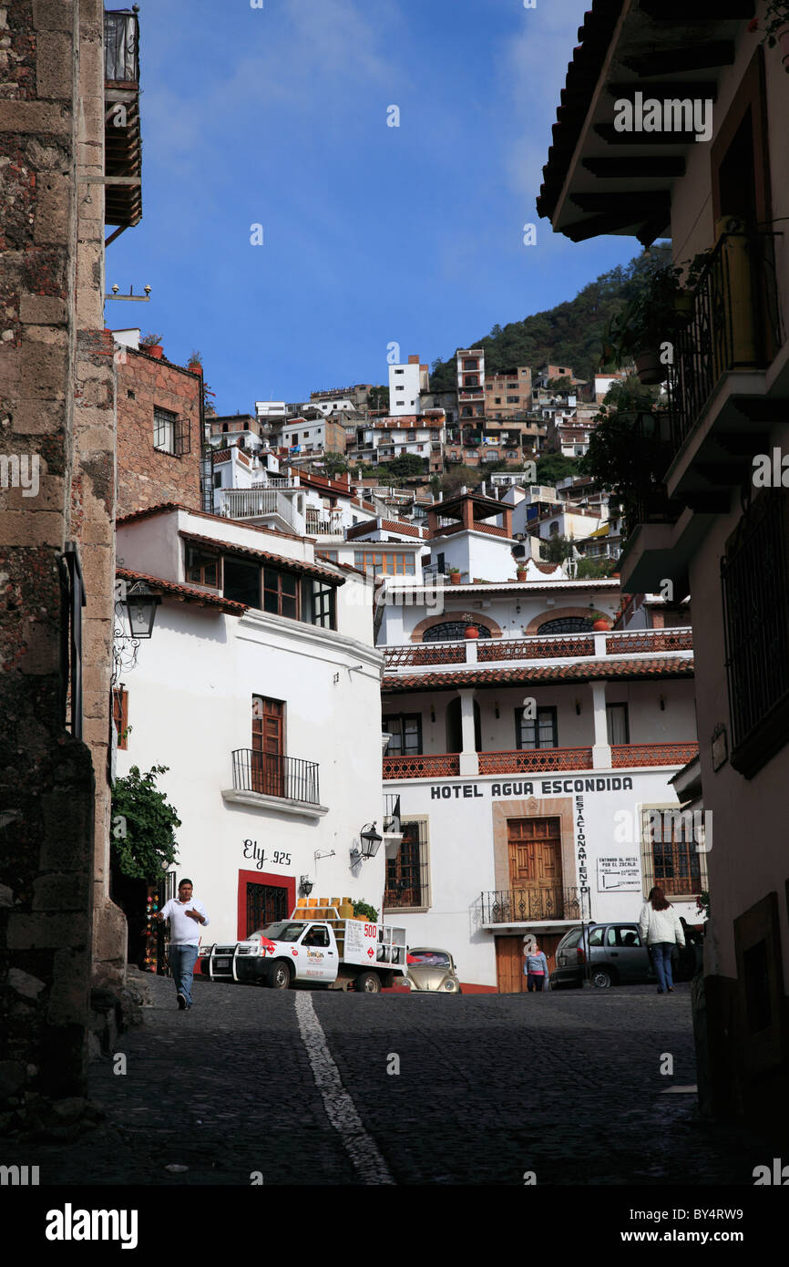 Taxco, colonial town well known for its silver markets, Guerrero State ...