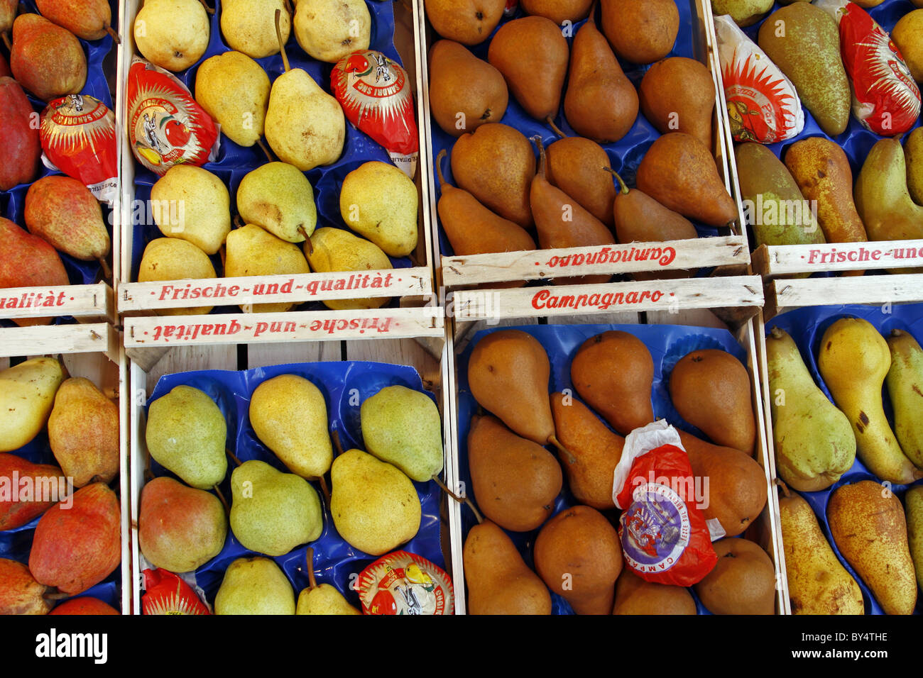 Germany Bavaria Berchtesgaden land Bavarian fruits and vegetables in ...