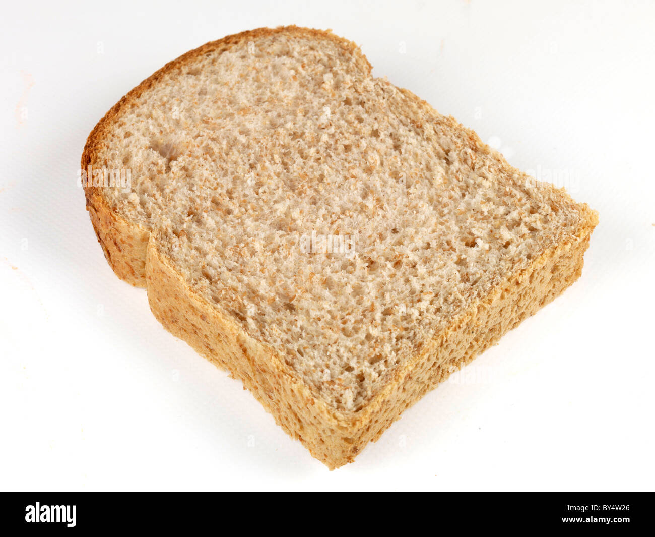 Slice of Wholemeal Bread Stock Photo - Alamy